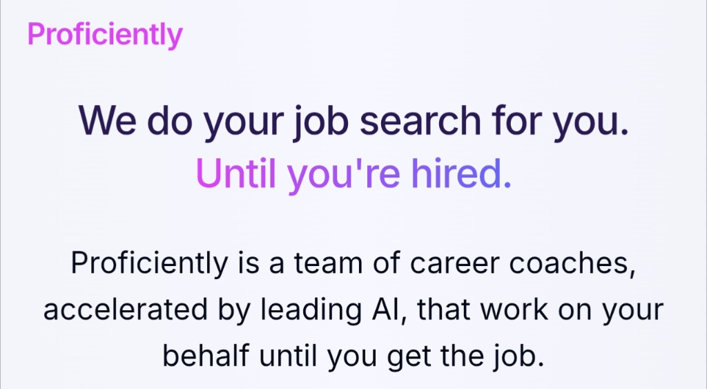 Job Search with AI | Proficiently
